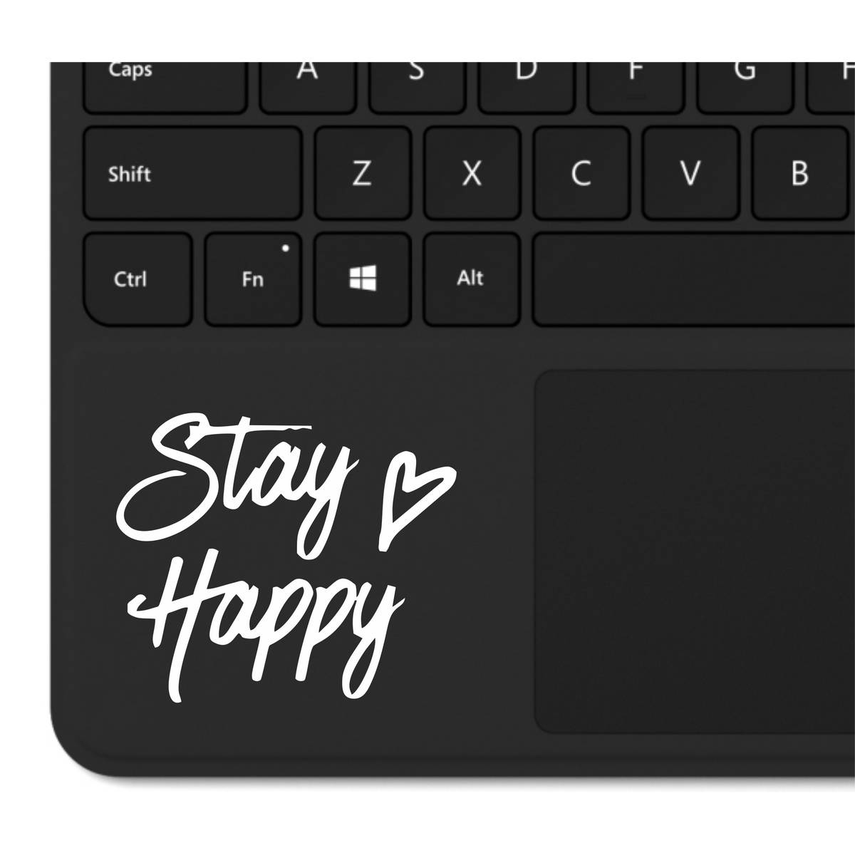 Stay Happy Motivational Laptop Sticker, for Boys and Girls, Bike ...