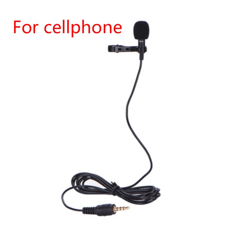 【HOT】 Microphone Clip-On Collar Tie Mobile Phone/Computer Lavalier Mic ...