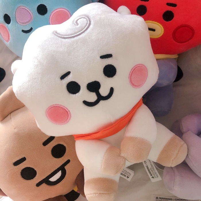 High Quality Kpop BTS Plush Dolls Toy BT21 CHIMMY COOKY TATA SHOOKY MANG KOYA RJ Cute Standing ...
