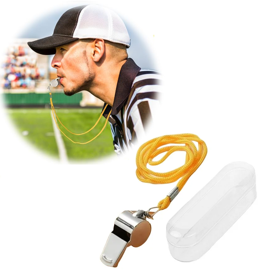 Metal Sports Whistle Loud Crisp Stainless Steel Whistle Seete Shpele ...