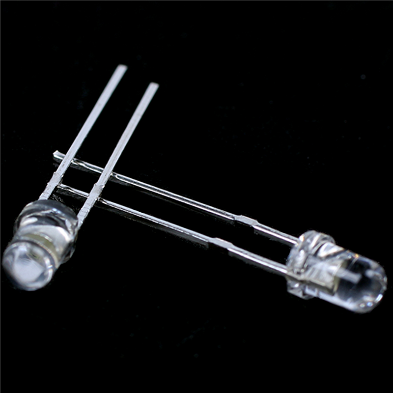 OYPFXMI 120 Pieces 3mm White LED Lamp Light Emitting Diode DC 2.5V-3V ...