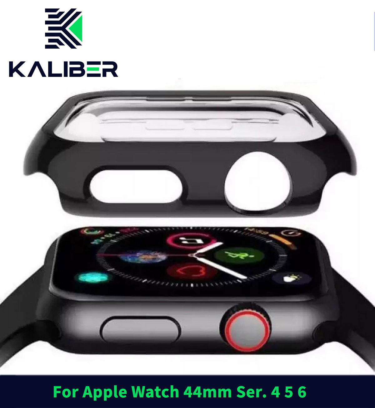 44mm Apple Ser 4 5 6 SE Case Body cover Bumper Hard Shell case with ...