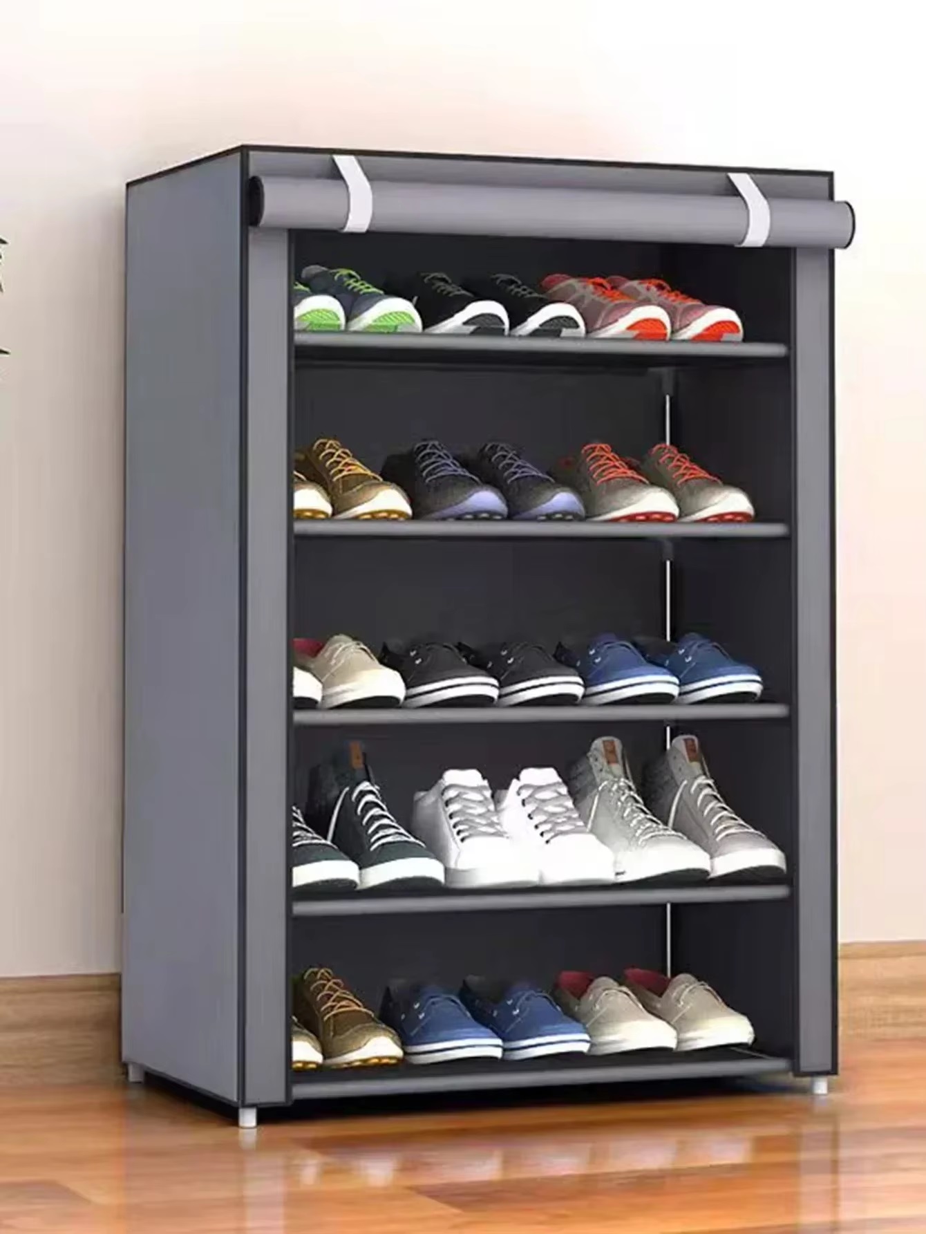 Dustproof Shoe Rack | Foldable Storage Rack | Multi-Layers | Space ...
