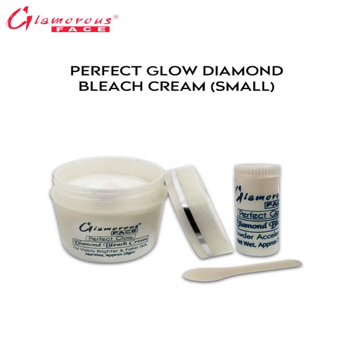 Glamorous Face Perfect Glow Diamond Bleach Cream, Extra Strength Cream ...