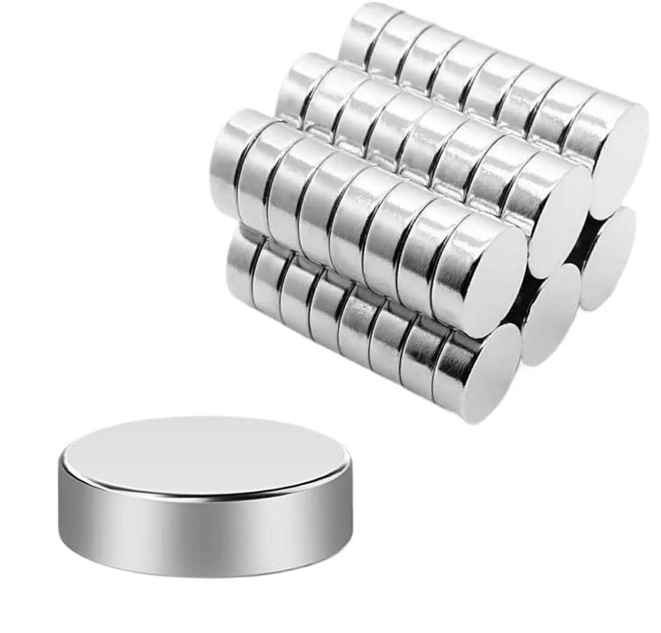 10pcs NdFeB 10x1.5mm full-size super strong magnet Permanent | Daraz.pk