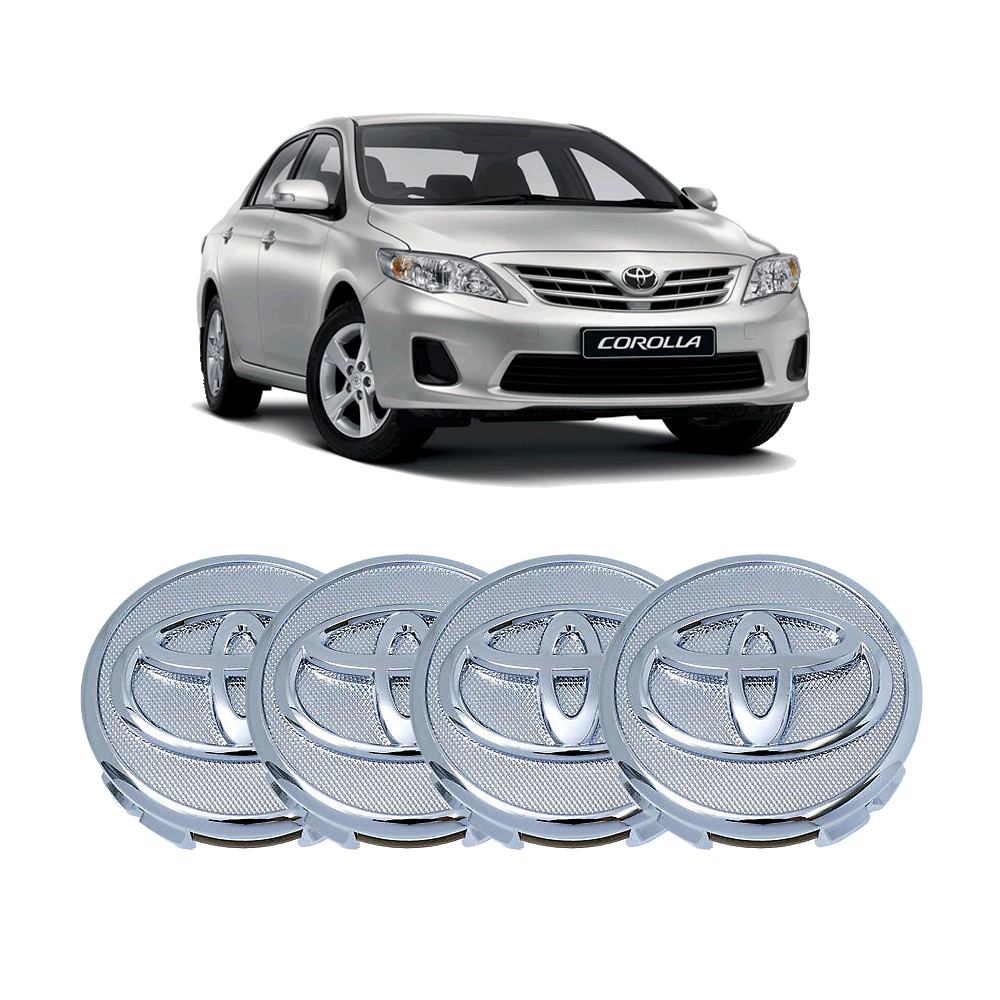 Toyota Corolla | Alloy Wheel Center Caps | 2012 - 2018 | 4pcs | Daraz.pk