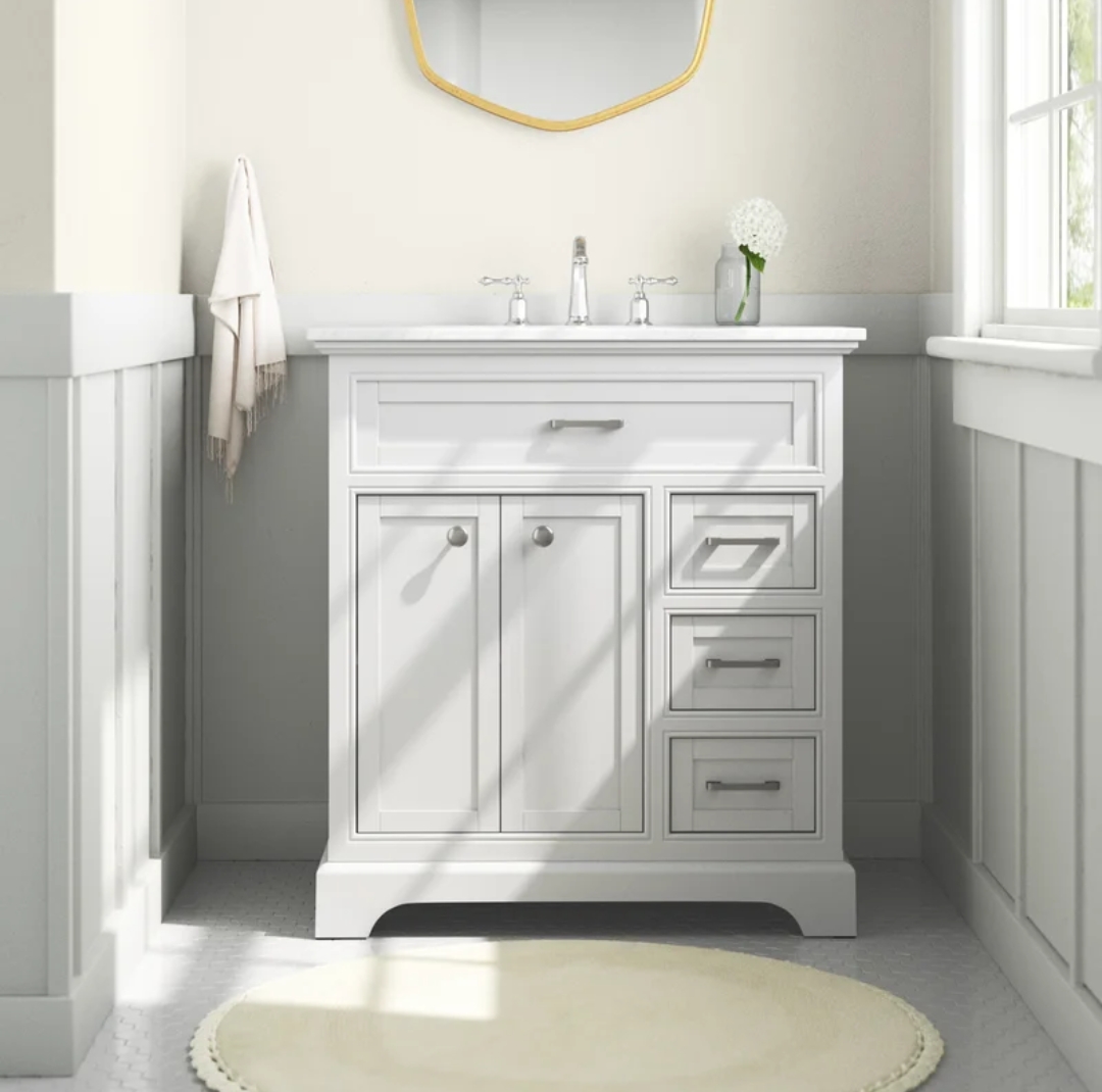 Bathroom, bedding, launch, Vanity 32" PVC waterproof material with ...