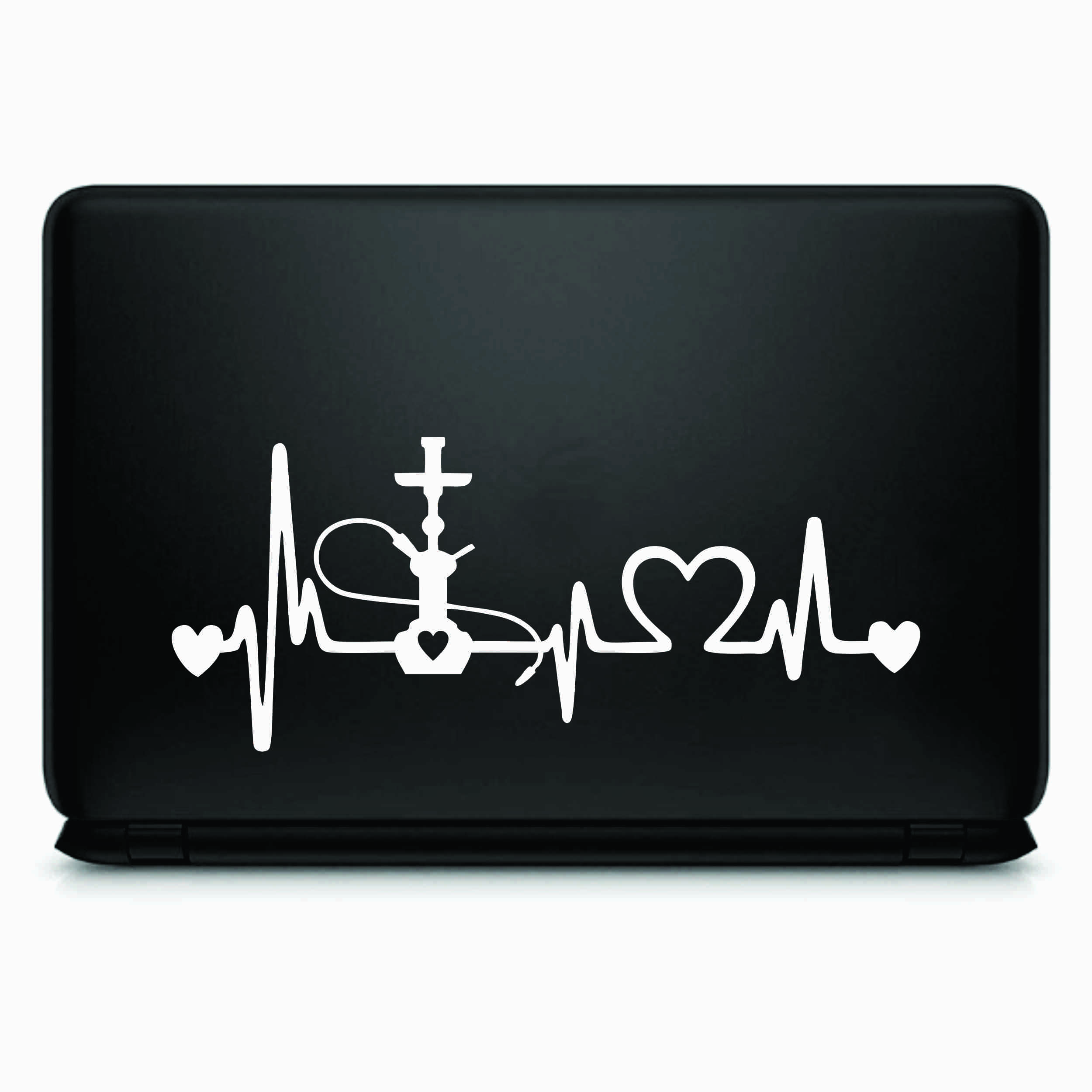 Hoo kah, She sha Heartbeat LifeLine Vinyl Decal Laptop Sticker, Laptop ...