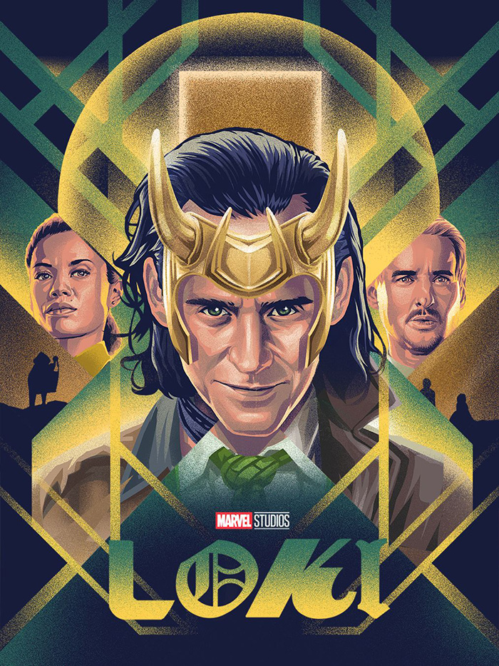 Loki The Avengers by the Marvel MCU Multiverse Fan Posters Vinyl Paper ...
