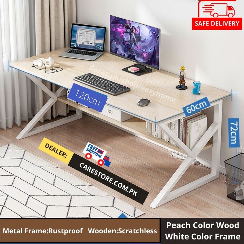 Wood Computer Desk PC Laptop Study Table Workstation Home Office ...