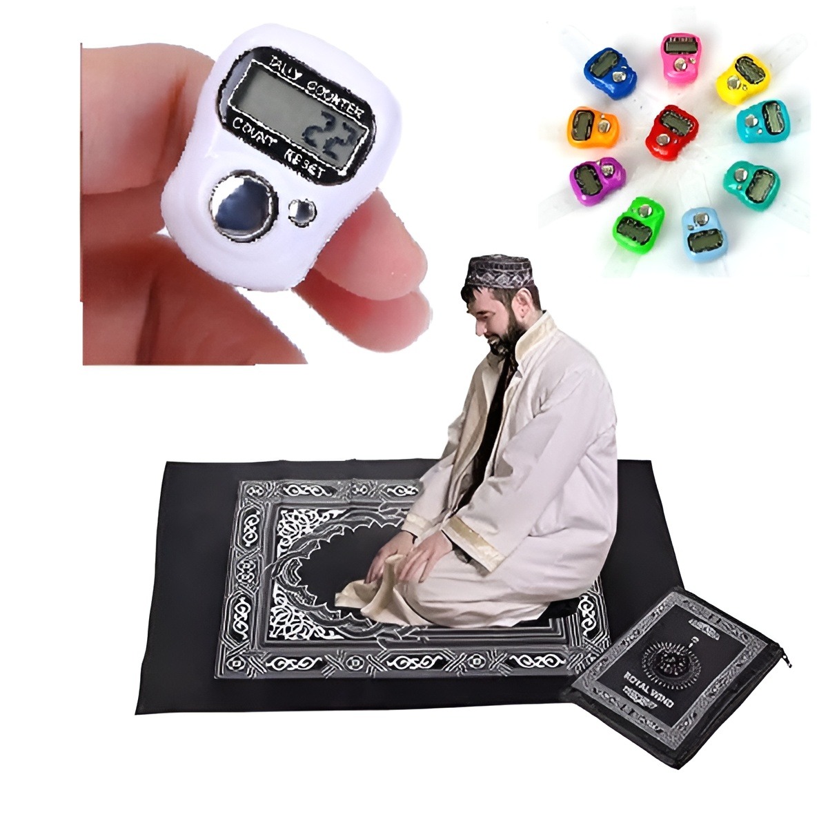 Sevia Mini Hand Tally Counter Finger Counter 5 Digit Digital Counter ...