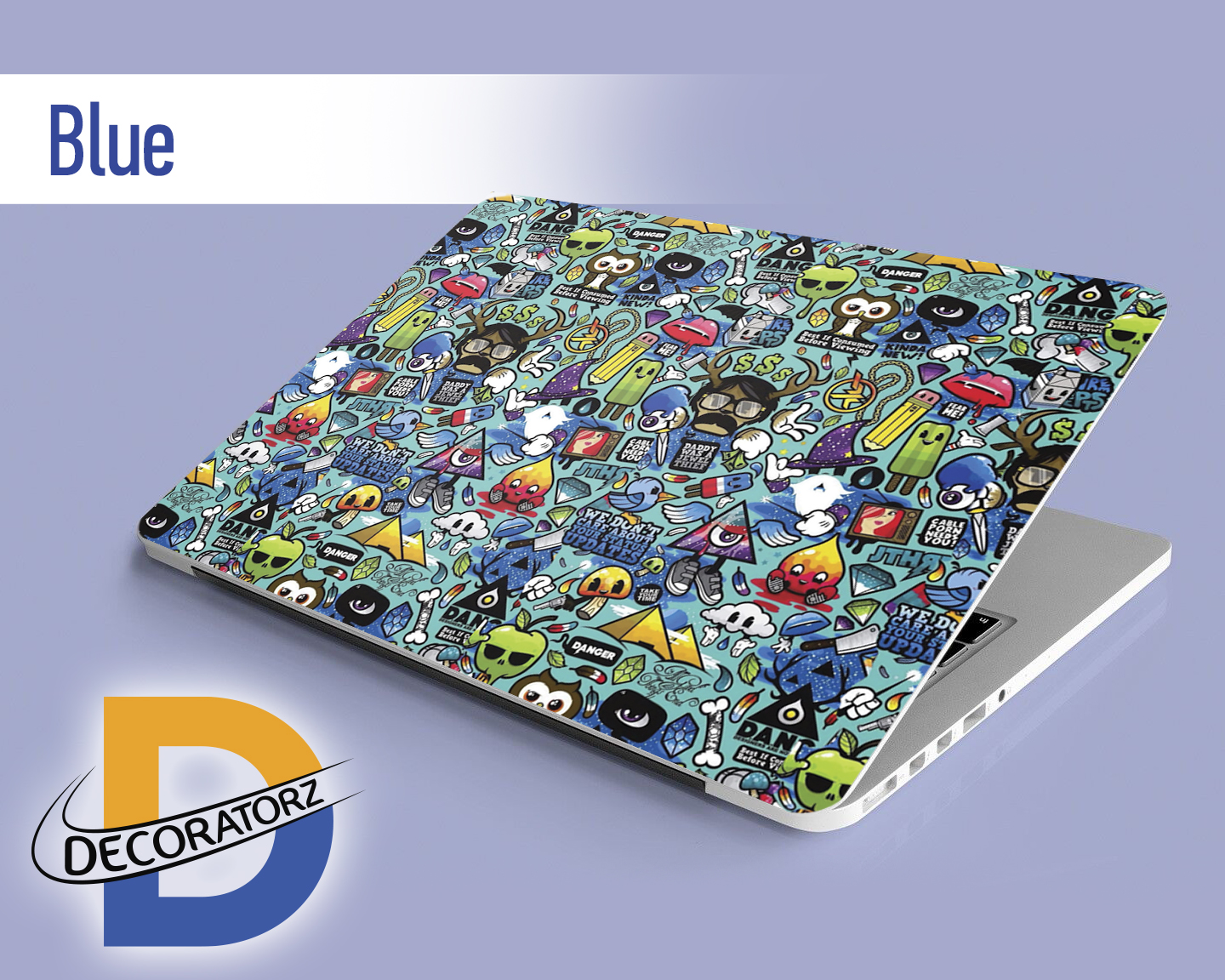 Sticker Doodle Art Laptop Skin Vinyl Sticker Decal, 12 13 13.3 14 15 15 ...