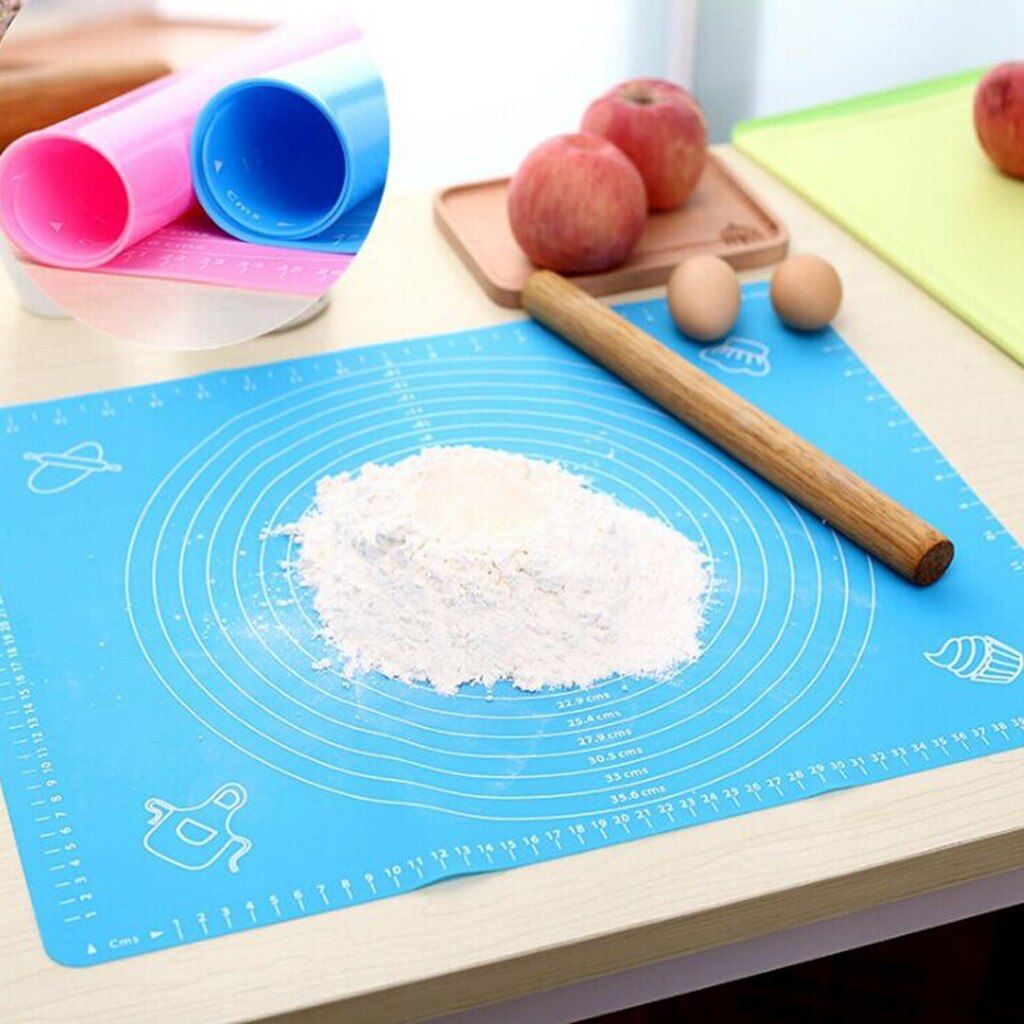 Silicone Baking Mat 50x40cm Nonstick Baking Mats with Measurements Anti ...