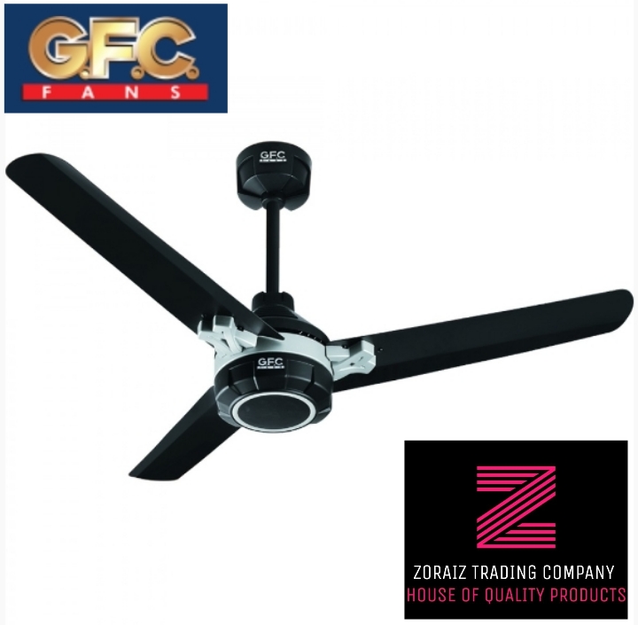 GFC Fan Ceiling 56'' Proud Model Black Silver Color Pure Copper Wire | Daraz.pk