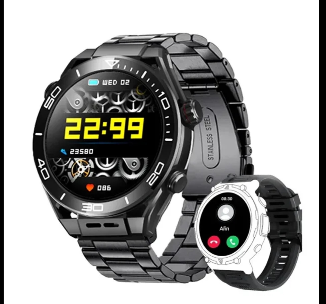 5G Ultimate ANDROID Smartwatch Men GPS HD Camera SIM Talk 4+64G Heart ...