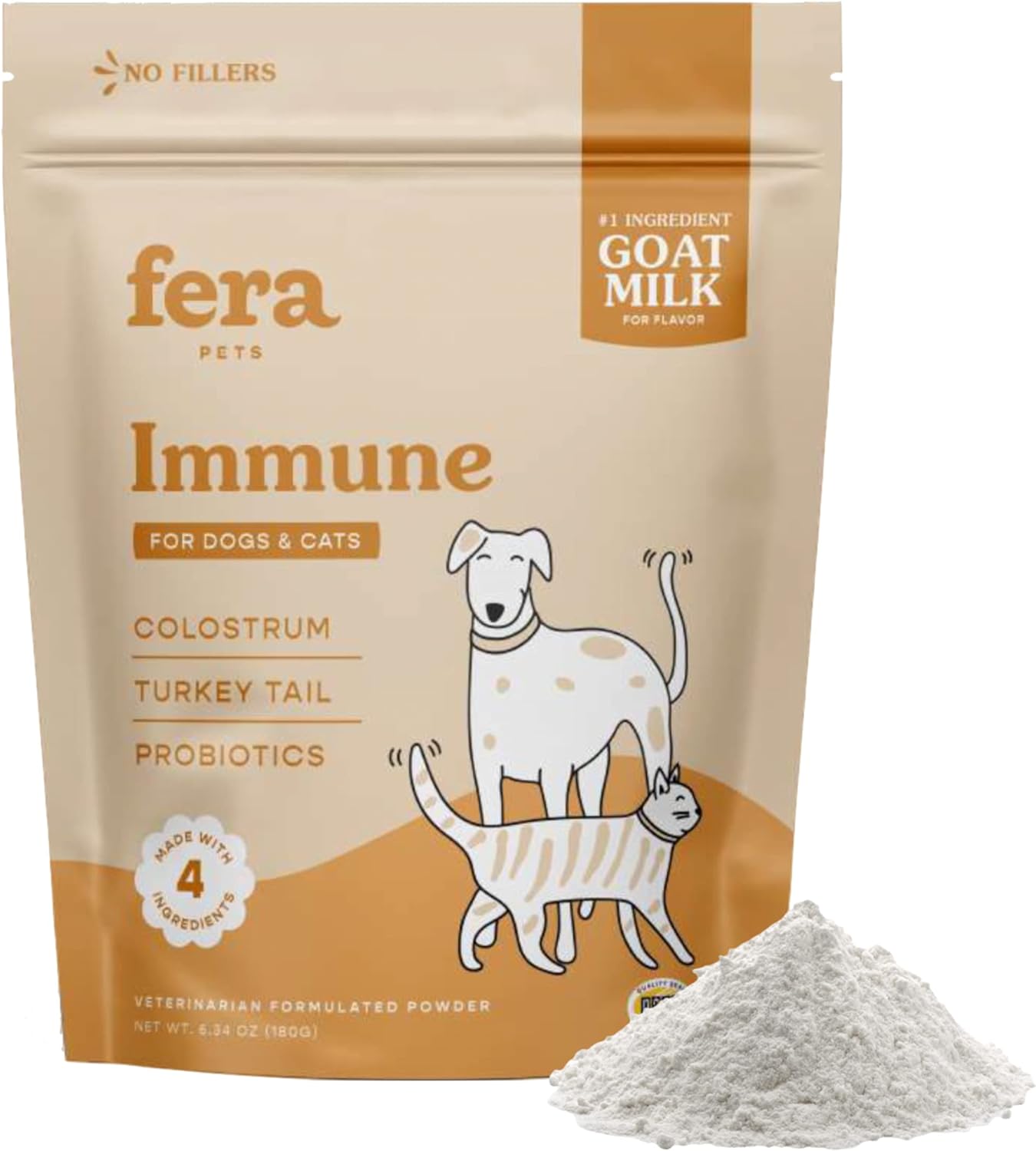 Fera Pets - Immune Support - Goats Milk for Dogs - Goat Milk for Cats ...