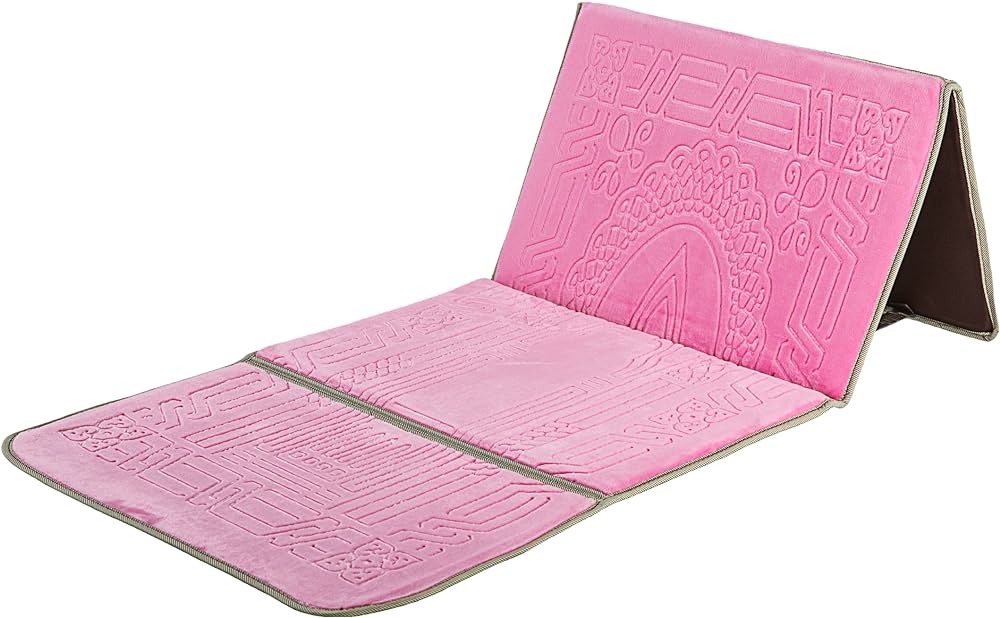 Foldable Baithak Prayer Mat / Imported Janamaz with Back Rest | Daraz.pk