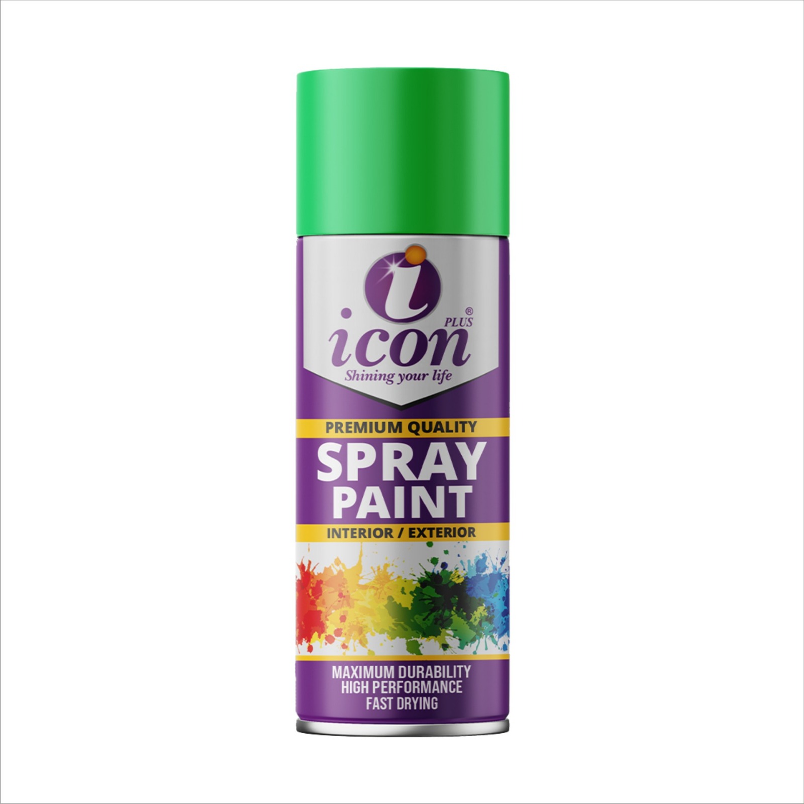 Professional High-Performance Fresh Green Spray Paint | ICON PLUS ...