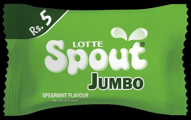 Lotte Spout Spearmint Jumbo, 4g | Daraz.pk