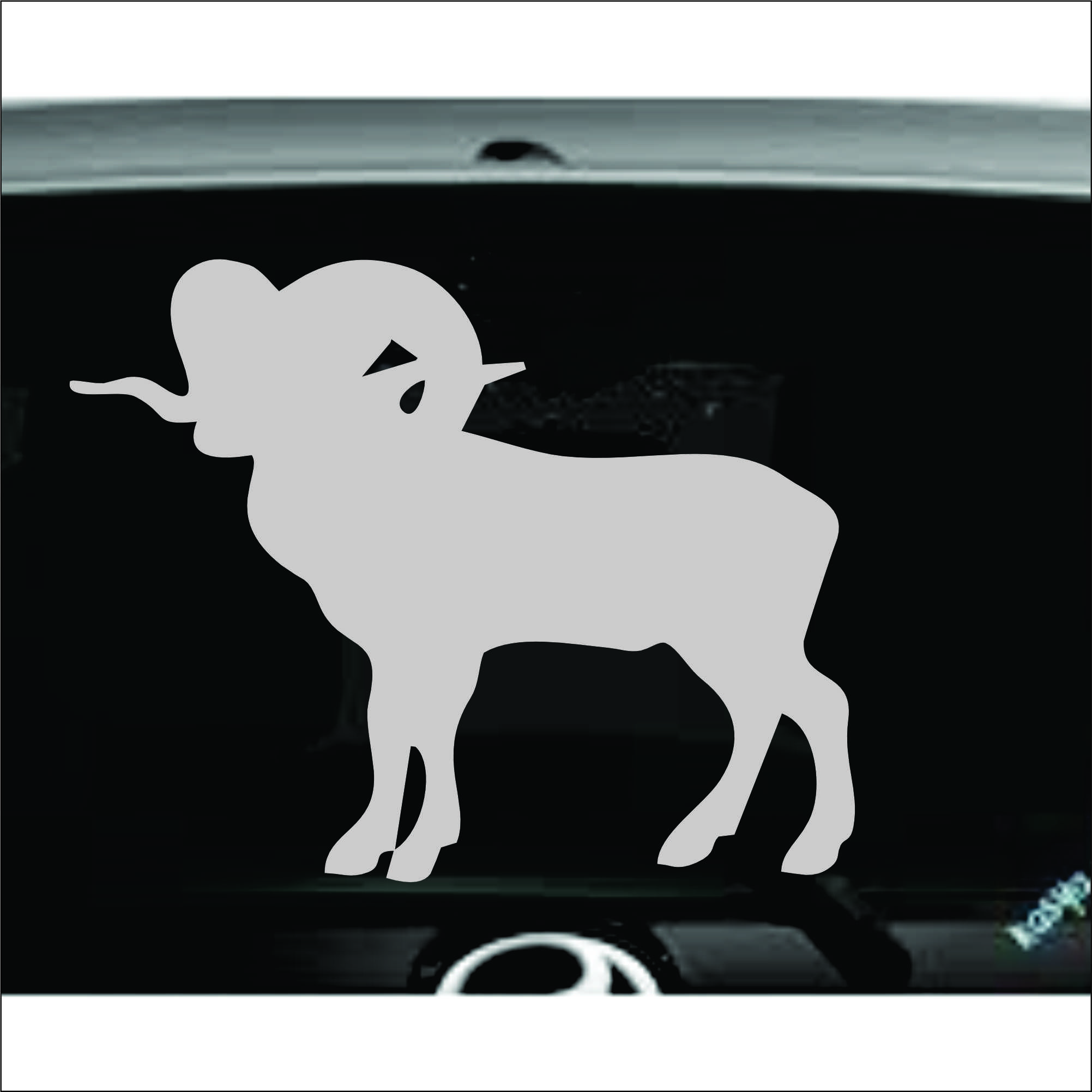 Bighorn Sheep Big Game Hunter Hunting home,car Vinyl Decal Window ...
