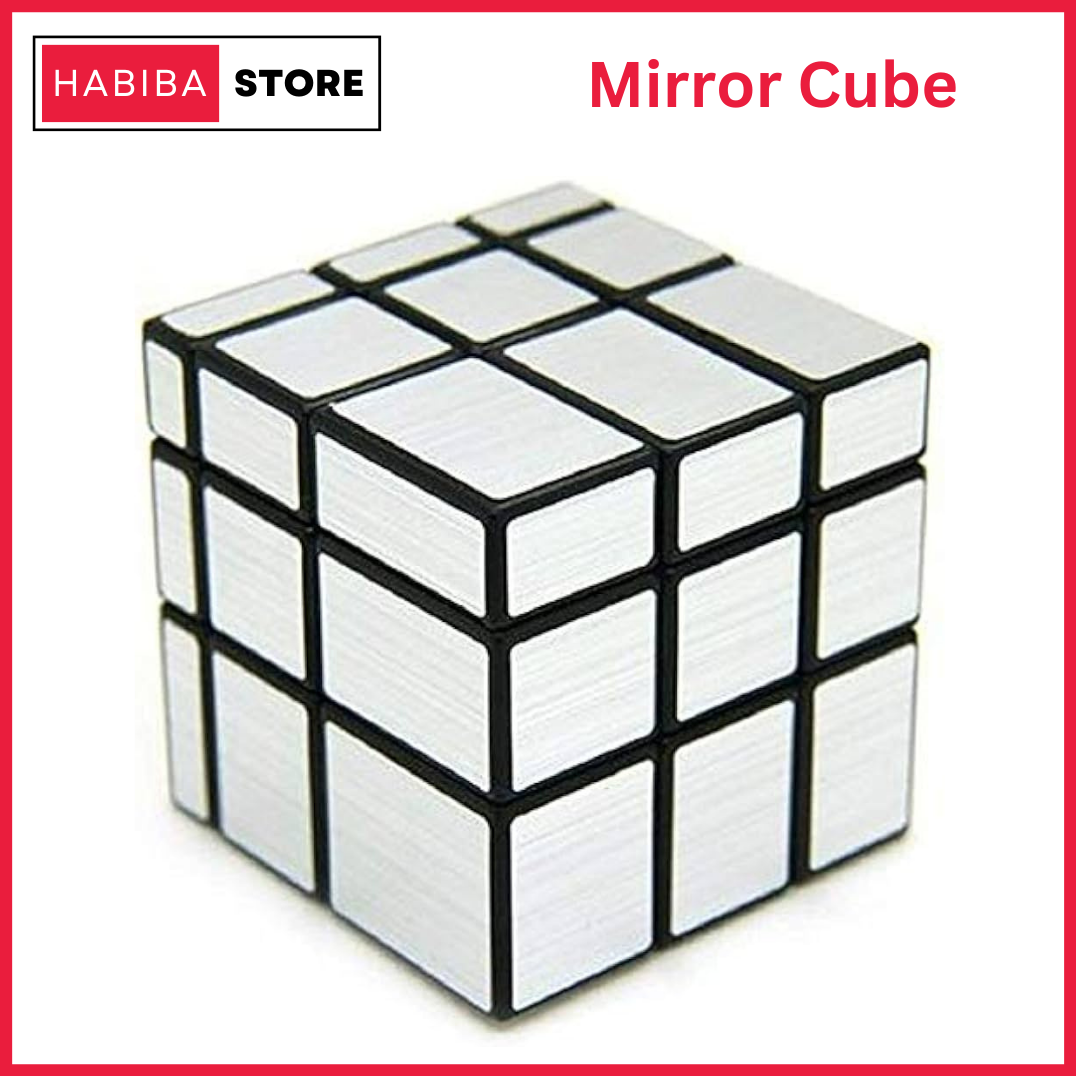 High Quality Mirror Cube 3x3 Silver Stickerless Fast Speed Magic Cube ...