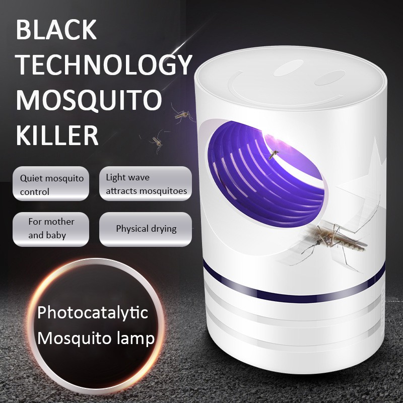 USB Powered Electric Photocatalytic Anti Mosquito Killer Lamp UV Photocatalyst Bug Insect Trap ...