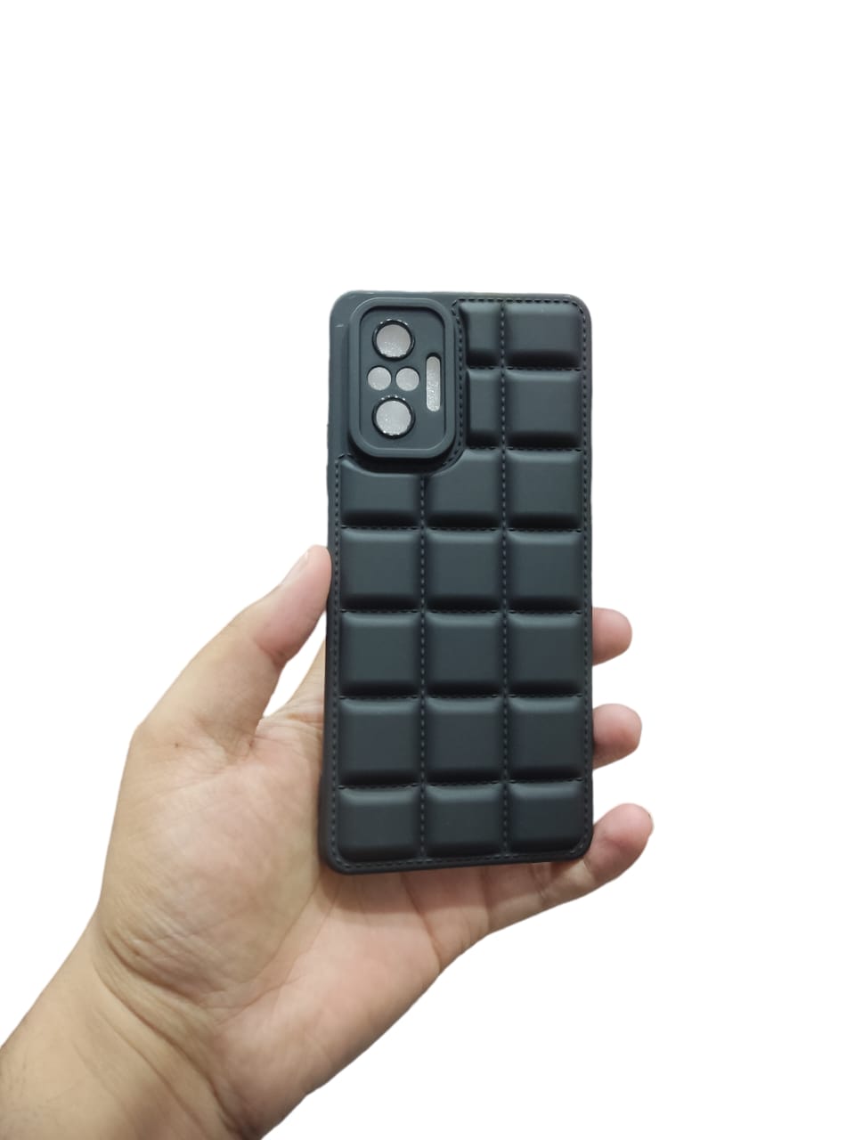 Redmi Note 10 Pro 4G Back Cover Soft Puffer Box Design Camera ...