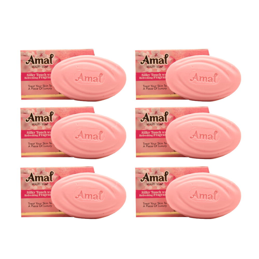 SAC AMAL SOAP 80gm Beauty Bar For Daily Use (Pack of 6) | Daraz.pk