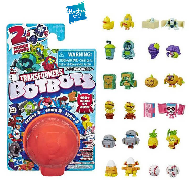 Hasbro 2 Modes Modos Transformers BotBots Blind Box Series 2 and Series 3 Collectible Figures ...
