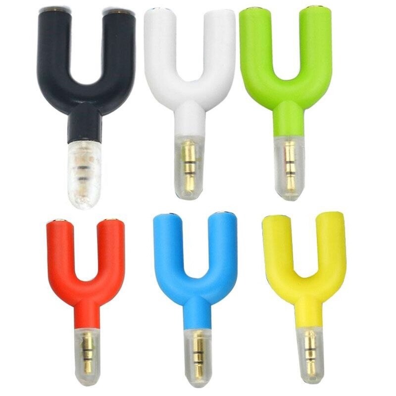 Earphone/Headphone 3.5mm Audio Splitter/Divider -trrs to trs converter ...