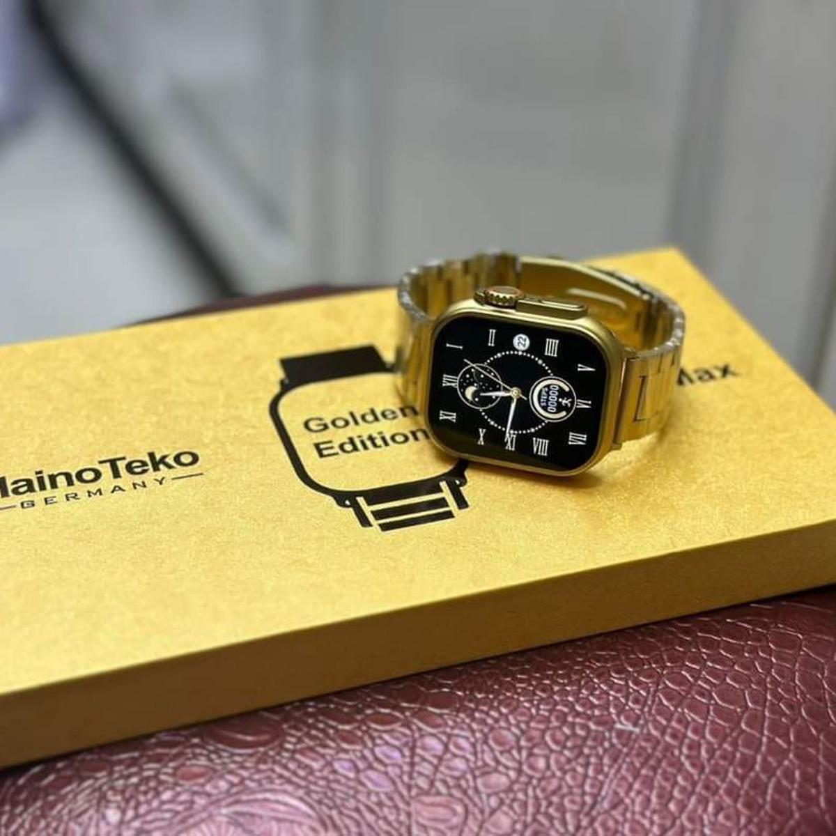 Haino Teko G9 Ultra Max Smart Digital Watch with Golden Edition. | Daraz.pk