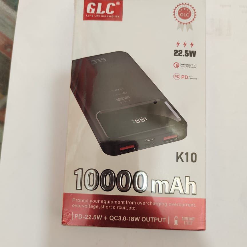 GLC K10 10,000 mah power bank | Daraz.pk