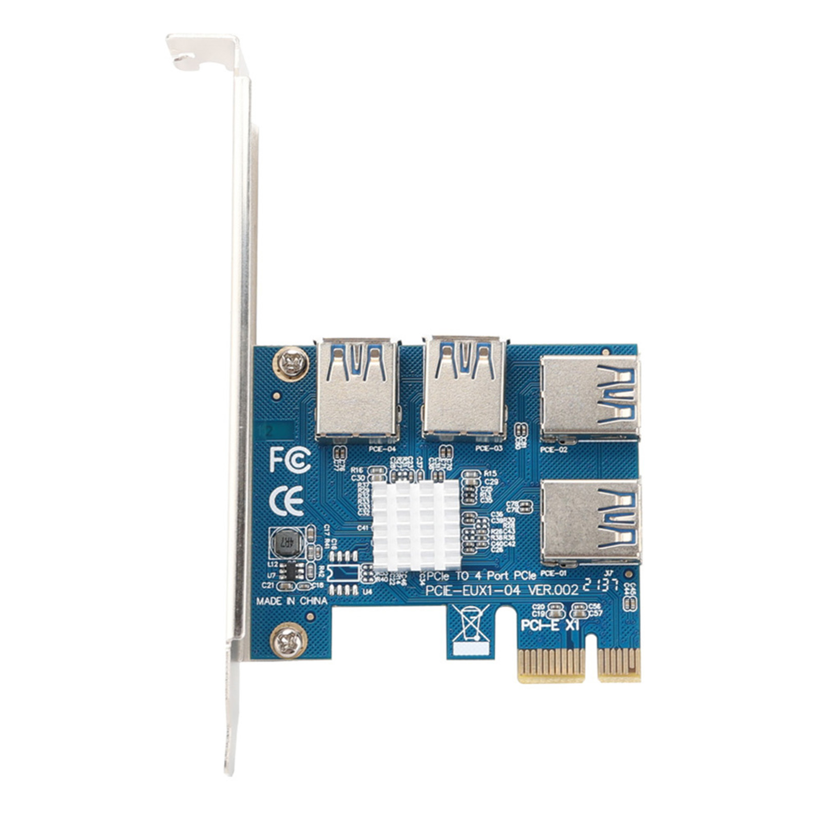 BBOOM PCIE one with four graphics card expansion card PCI-E 1X to 4X ...