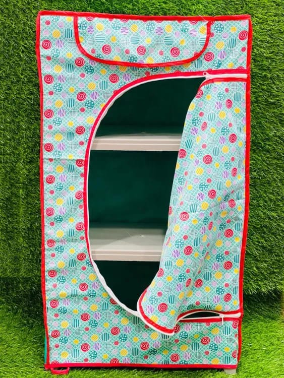 Attractive Folding Cloth Almirah For Kids And Infants Wardrobe 3 ...