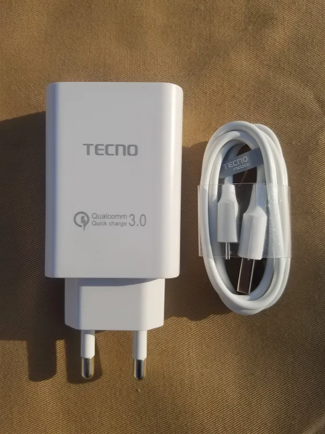 Tecno Fast Charger + Data Cable 3.0 Fast Charging For Tecno and Android ...