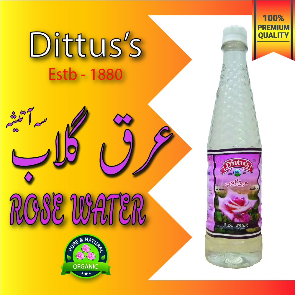 Rose Water | Arq e gulab | Dittu's Arq-e-Gulab Seh Atisha | Dittu's Arq ...