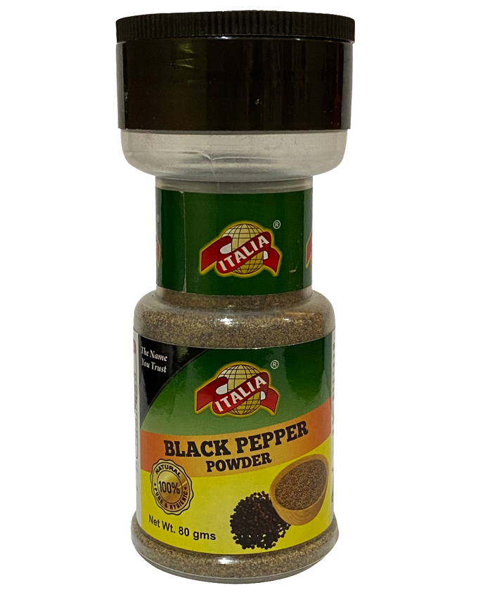 ITALIA Black Pepper Powder Jar 75 gm | Daraz.pk