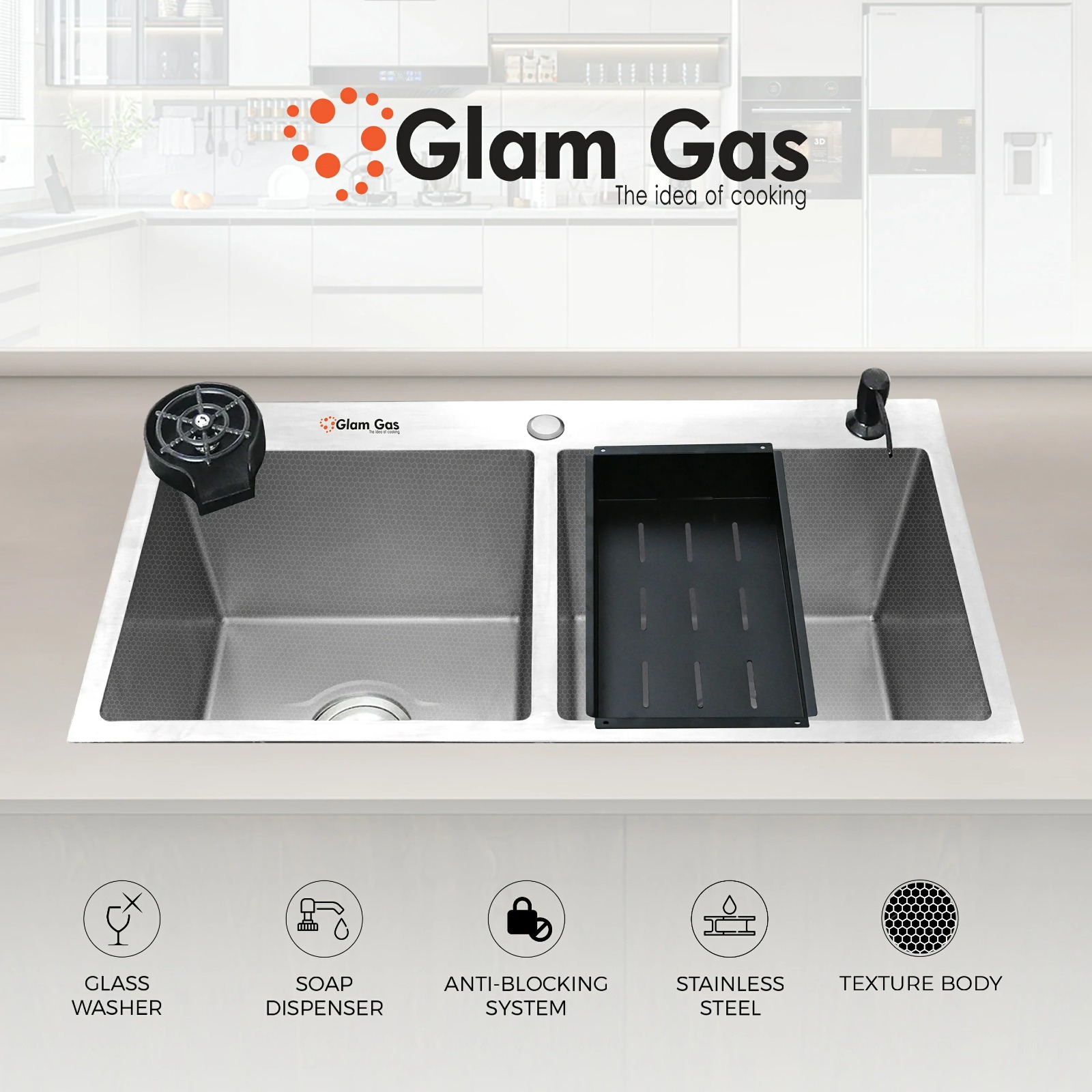 Life Style 57 Texture & Texture BK – Premium Kitchen Sink | Daraz.pk