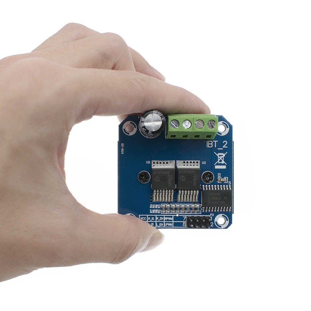 BTS- 7960 43A DC MOTOR DRIVER 43A H-bridge Double BTS7960 Highpower ...