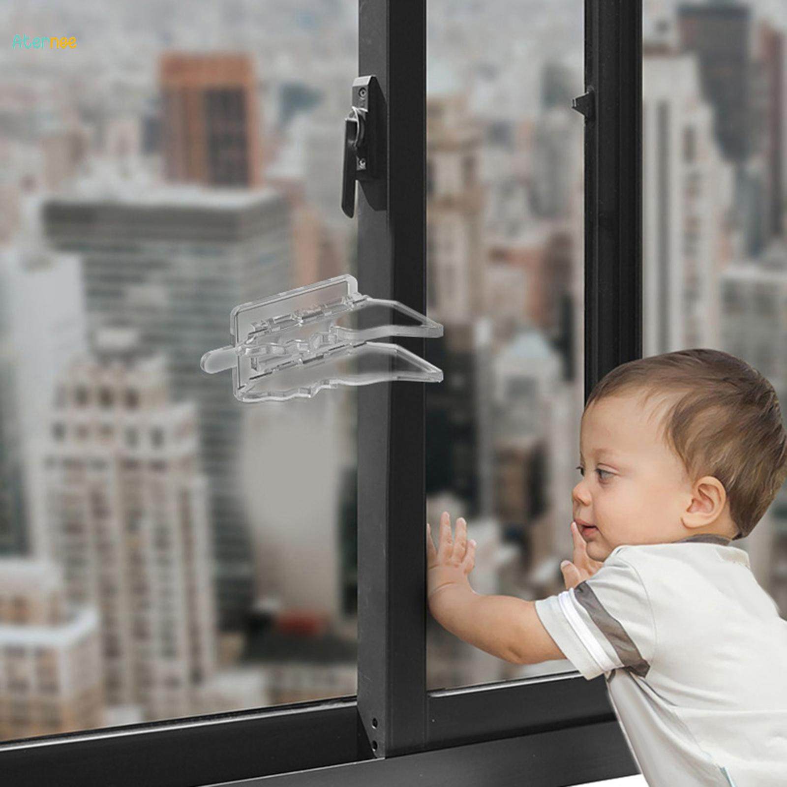 Child Locks For Cabinets Sankoly 4-Pack - Self Adhesive Sliding Door ...