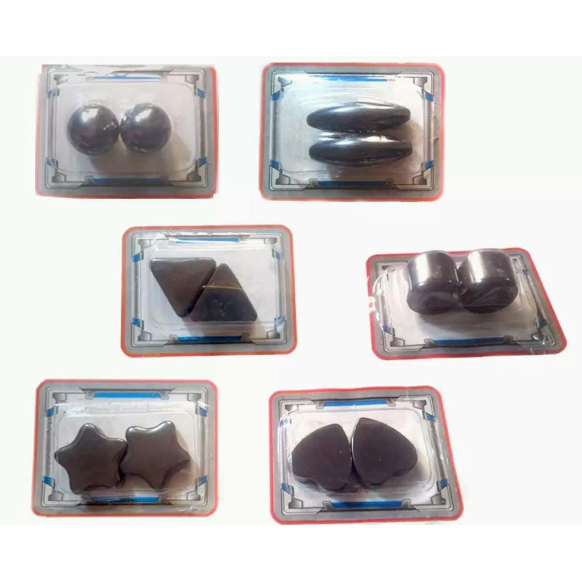 02 Pairs Buzzing Magnets Mini Size (Random Shapes) | Daraz.pk