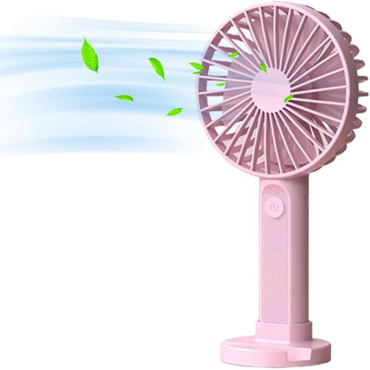 Handy cooling fan portable fan with rechargeable cell and cable | Daraz.pk