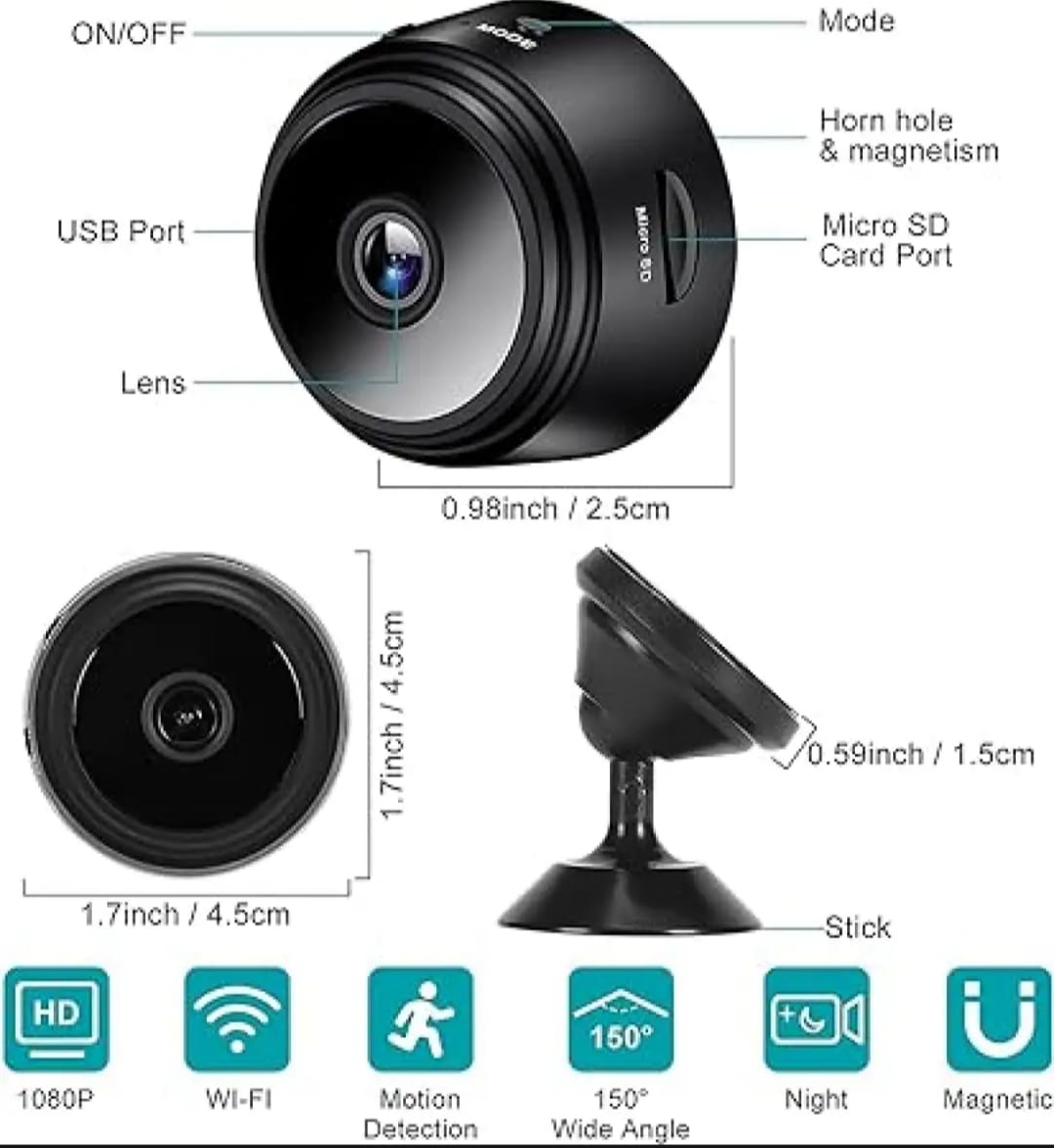 Wifi Camera A9 HD Wireless Wifi Mini Camera / Wireless Camera ...