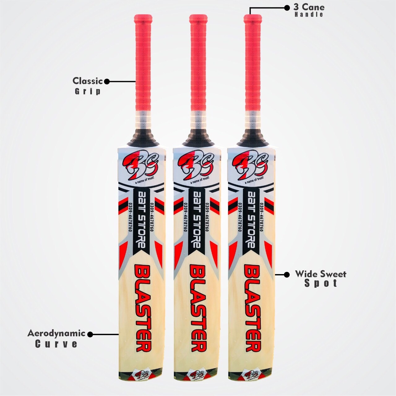 BatStore TapeBall Cricket Bat Tennis Cricket Bat Rawlakot wood Bat, Special Edition | Daraz.pk