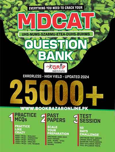GRIP MDCAT 25000+ Question Bank 2024 | Daraz.pk