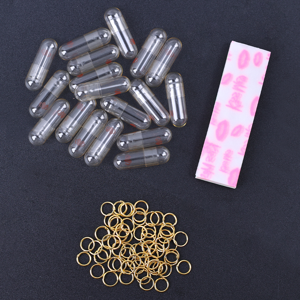 52Pcs/Bag Luminous DIY Message Capsule Transparent Love Letter With ...