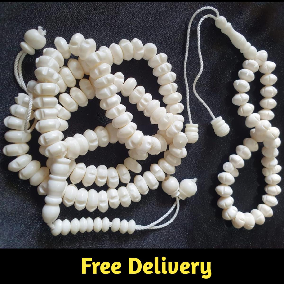 Pack Of Two 33 And 100 Beads Camel Bone Tasbeeh 10mm Size | Muslim ...