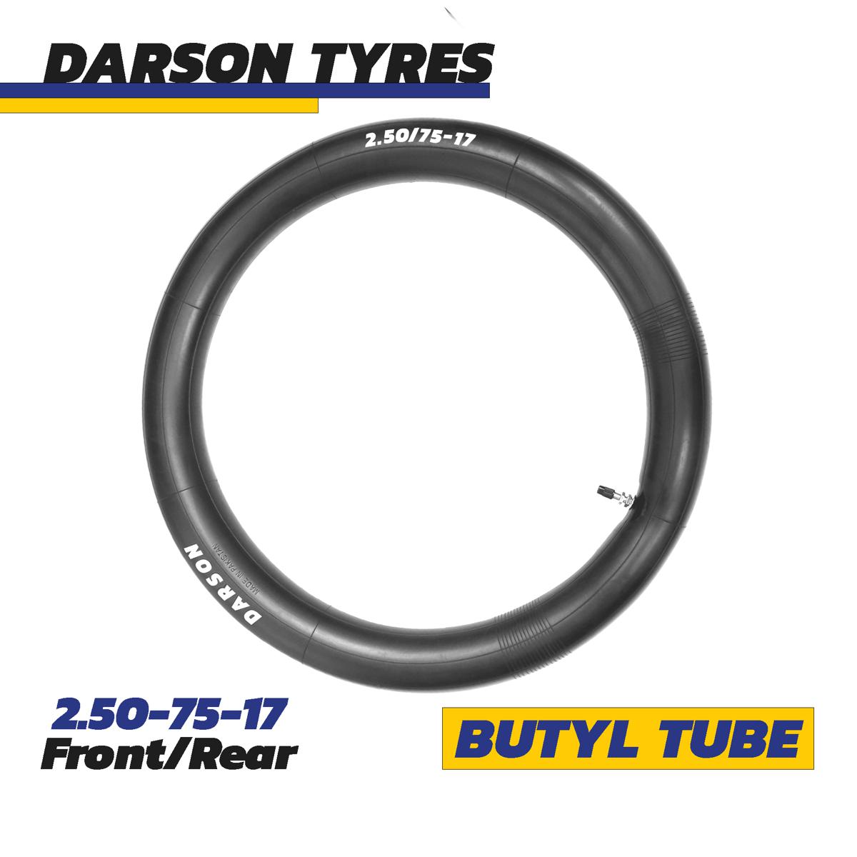 Butyl Tube 2.50-75-17 for 70cc Motorcycle Tyre - Darson Tyres and Tubes ...