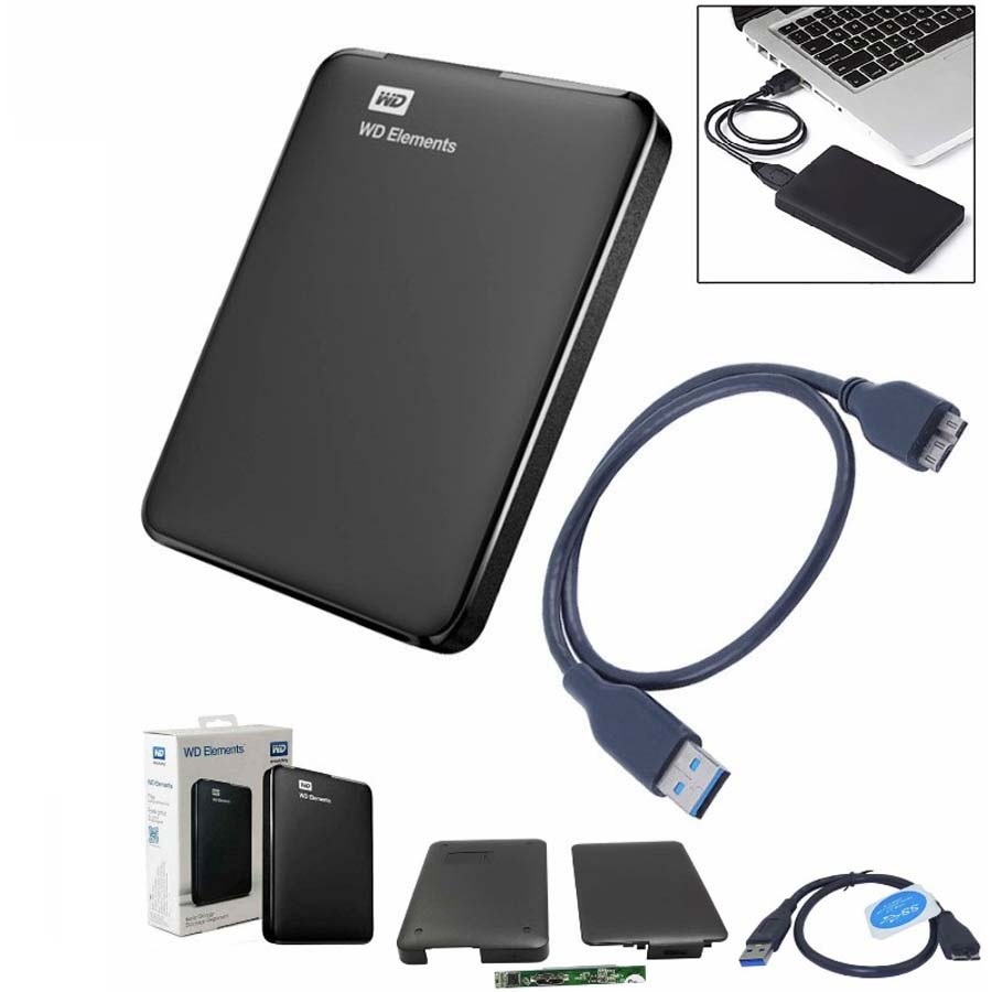 Caddy WD Element Portable External Hard Drive kit USB HDD 3.0 case SATA ...