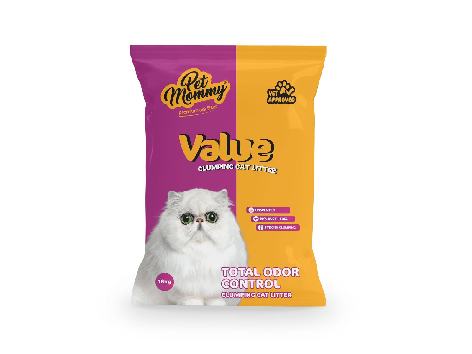 Pet Mommy Value Clumping Cat Liter - 16 KG | Daraz.pk